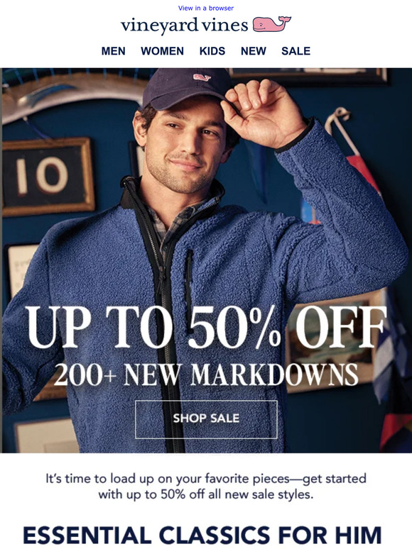 Vineyard Vines: Celebrate Savings With Tons Of NEW Styles! | Milled