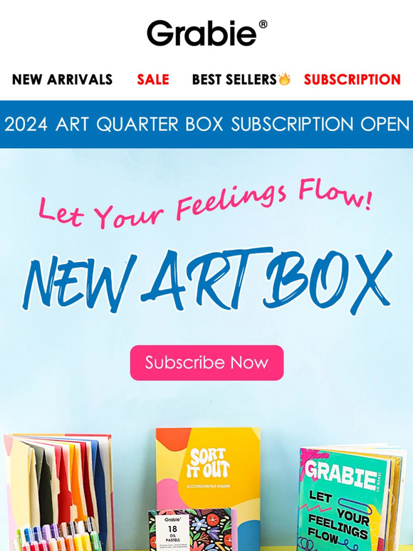 Grabie: 😍NEW Art Box! You Ready? Let's Go! | Milled