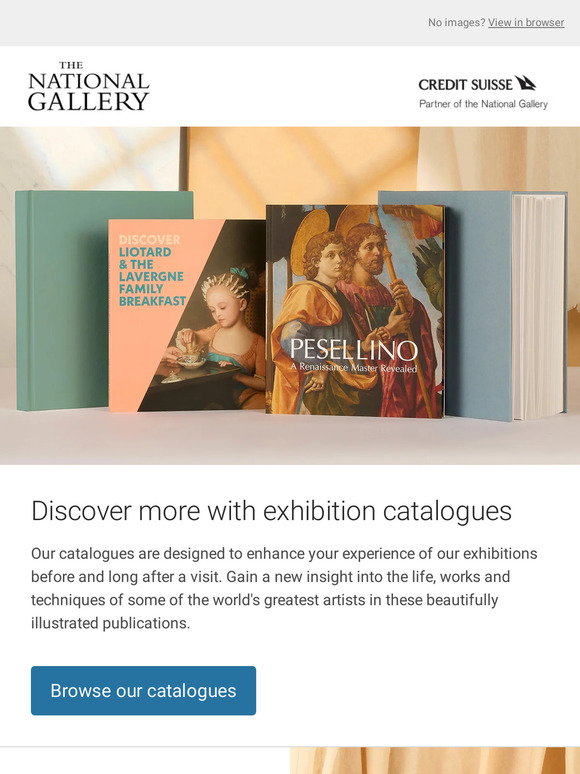 National Gallery: Discover more with exhibition catalogues | Milled