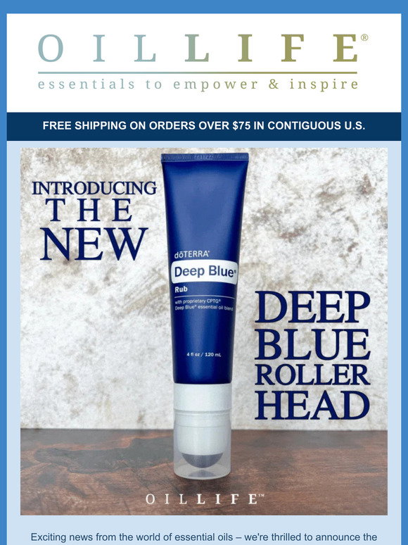 Oil Life: Introducing the New Deep Blue Roller Head – Your Go-To for ...