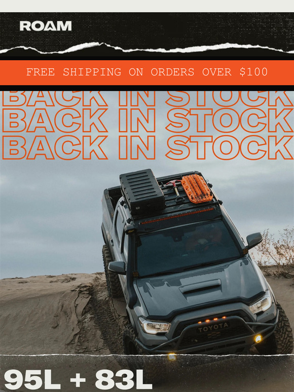 Roam Adventure Co.: Rugged Mounts Back Are On The Shelves. | Milled