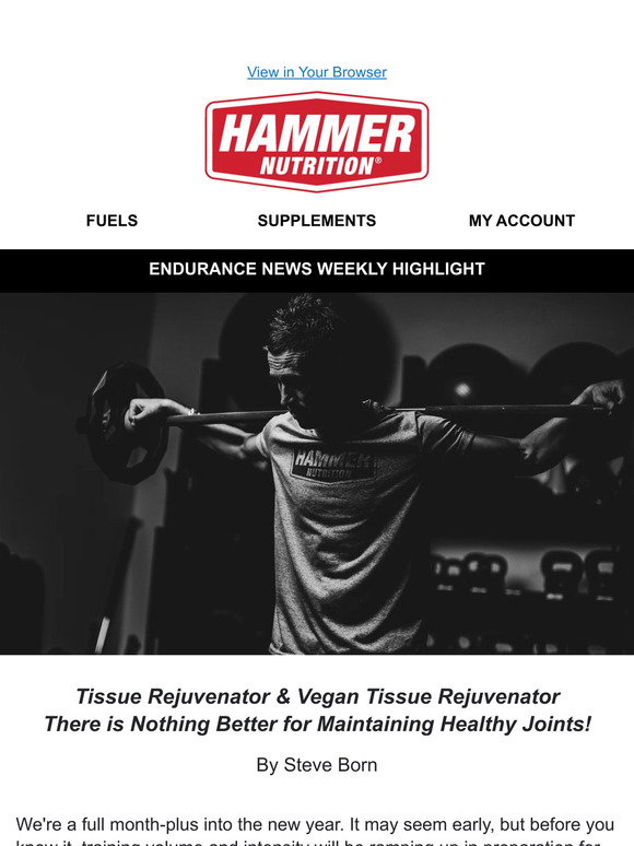 Hammer Nutrition: Tissue Rejuvenator: Nothing Better for Maintaining ...