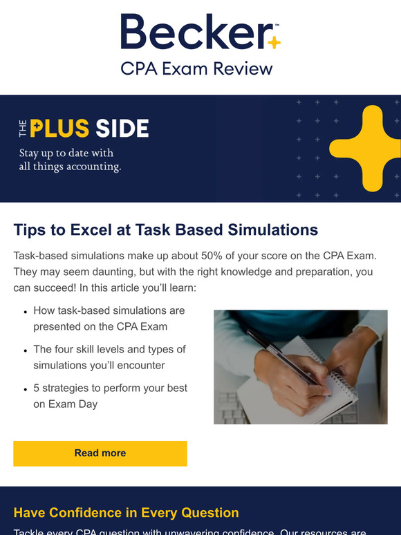 Becker: Acing Task-Based Simulations: Your Blueprint for Success | Milled