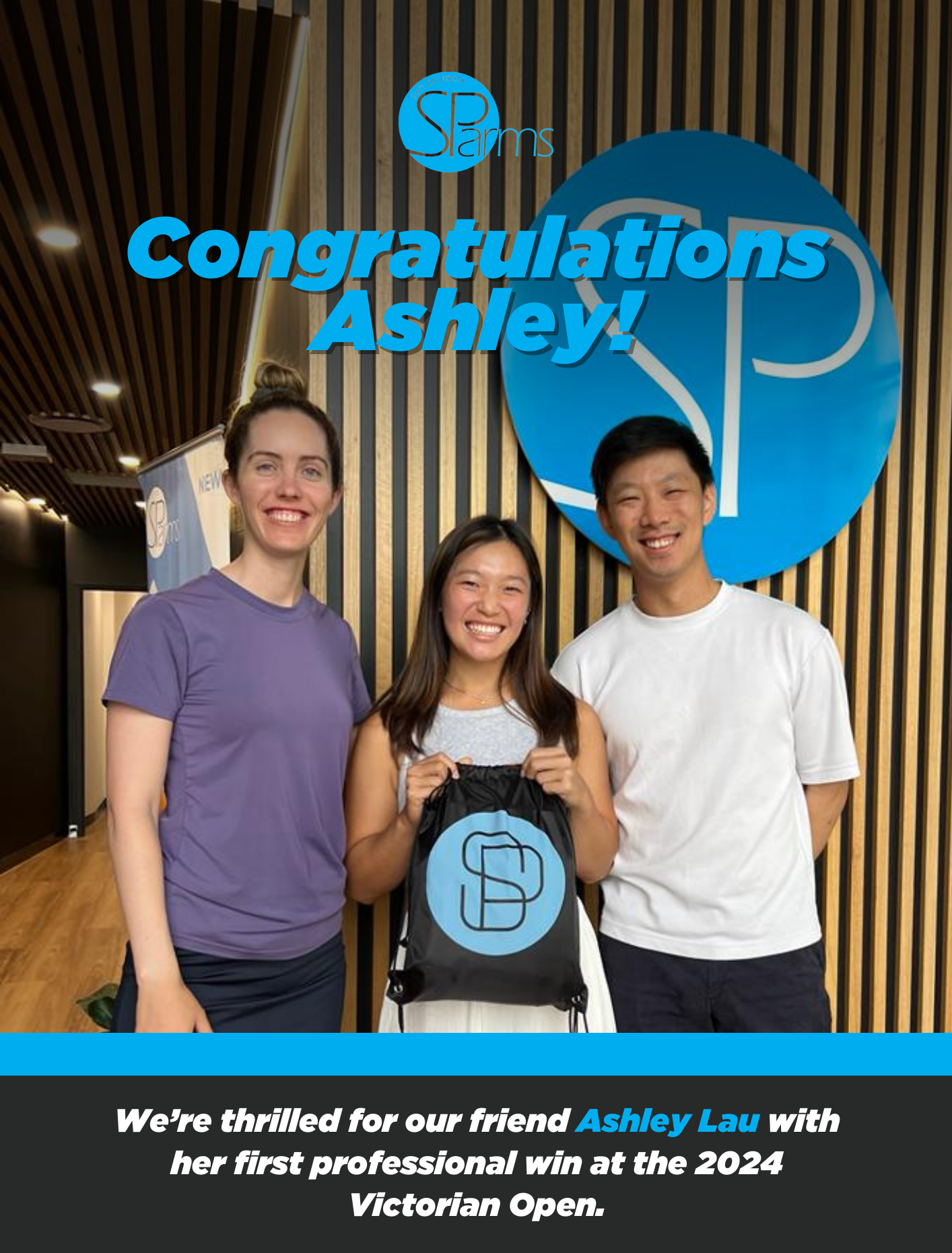 SParms: Congratulations to Ashley Lau on her win! 🤩 | Milled