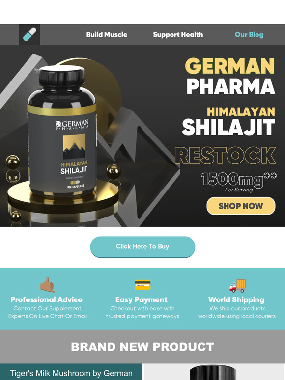 Prohormones: Shilajit Restock! Plus Tiger Milk By German Pharma 💊 | Milled