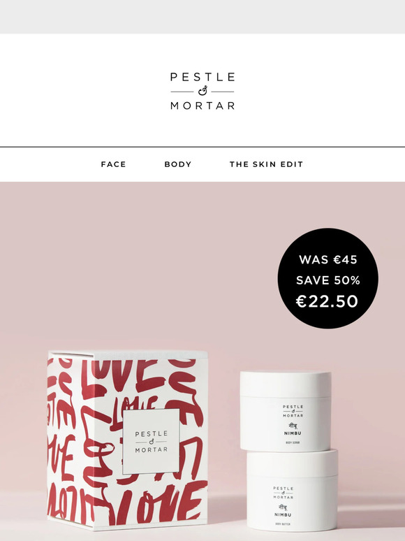 Pestle & Mortar: Limited Edition Body Polishing Kit - NOW €22.50 | Milled