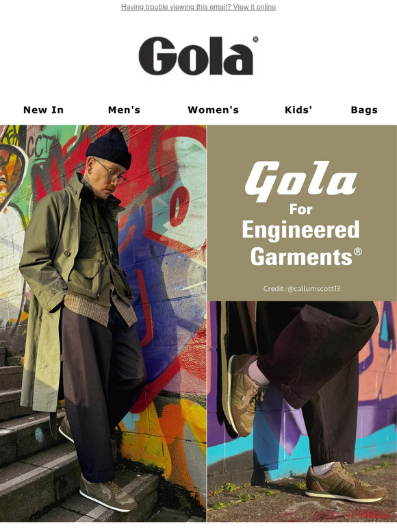 Gola: Just Dropped…Gola For Engineered Garments | Milled