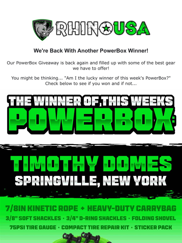 Rhino USA: Surprise Inside: Weekly Winner Alert!🥇 | Milled