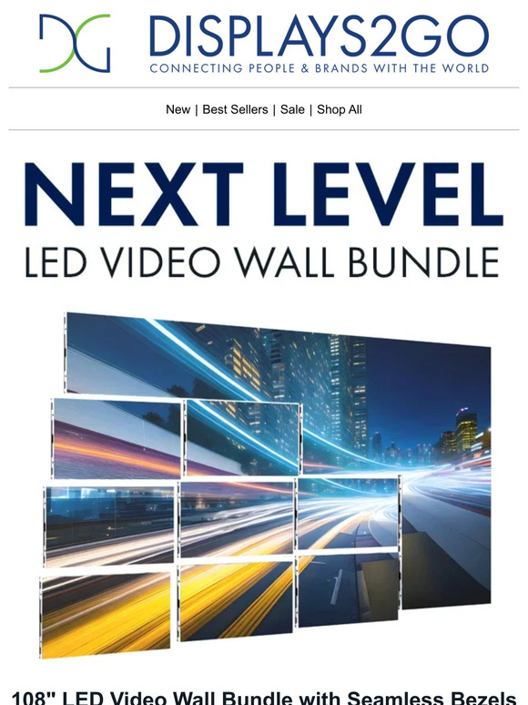 Displays2go: An Elevated Visual Experience - Next-Level Video Walls Are ...