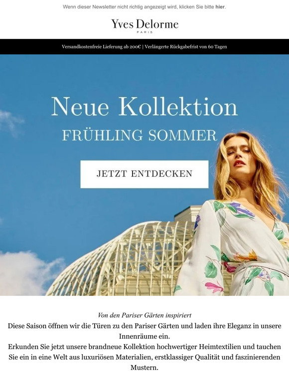 Yves Delorme: Entdecken Sie die neue Kollektion | Milled
