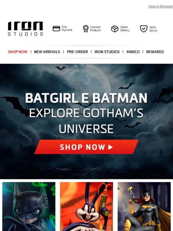 Iron Studios: The dark legend of Gotham ﻿🦇 | Milled