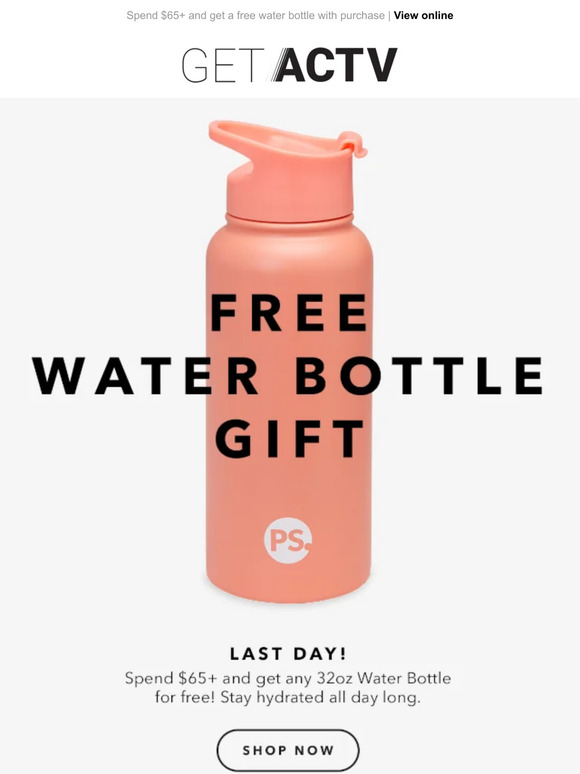 GetACTV: Last Day, Gift with Purchase! | Milled