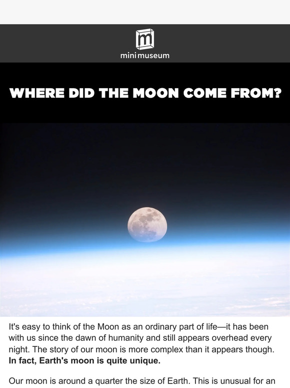 Mini Museum: Where Did the Moon Come From? 🌕 | Milled