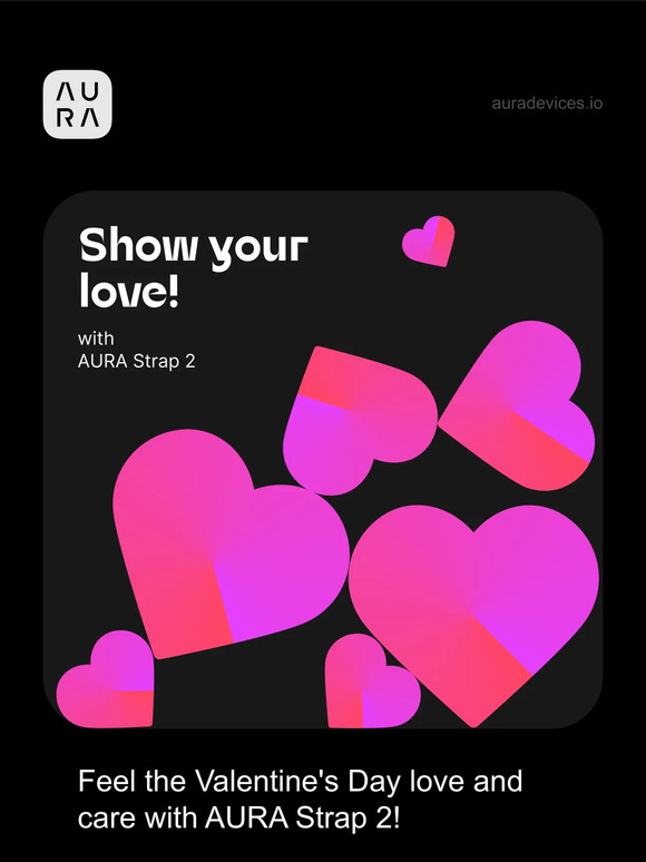 AURA: Make hearts flutter with a gift from AURA 💓 | Milled