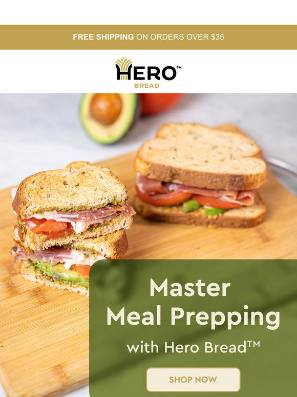 HERO BREAD: Your Meal Prep Game-Changer with Ultra-Low Net Carbs! | Milled