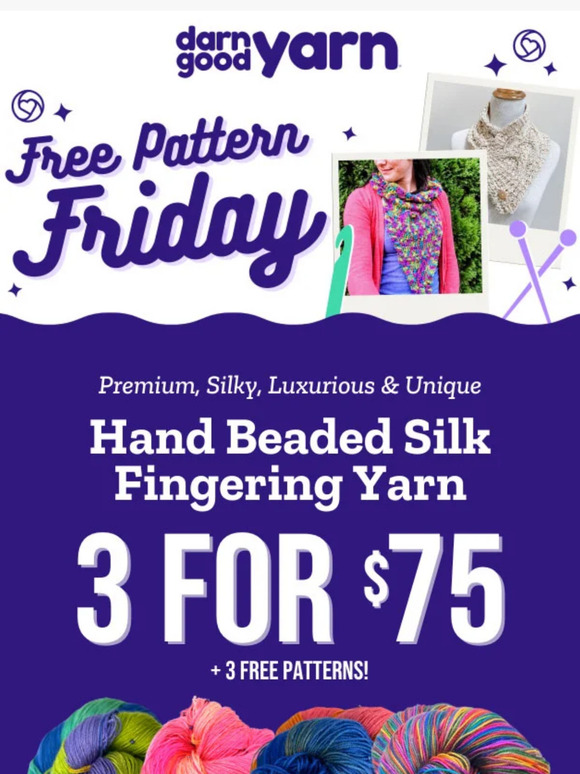 Darn Good Yarn: Free Pattern Friday is Here! 🎉 Plus Essential Tool ...