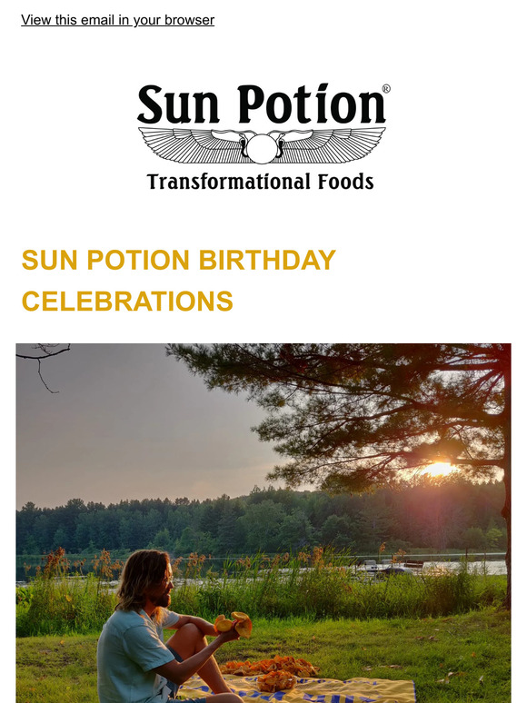 Sun Potion: SUN POTION CELEBRATES ANOTHER YEAR 💛 | Milled