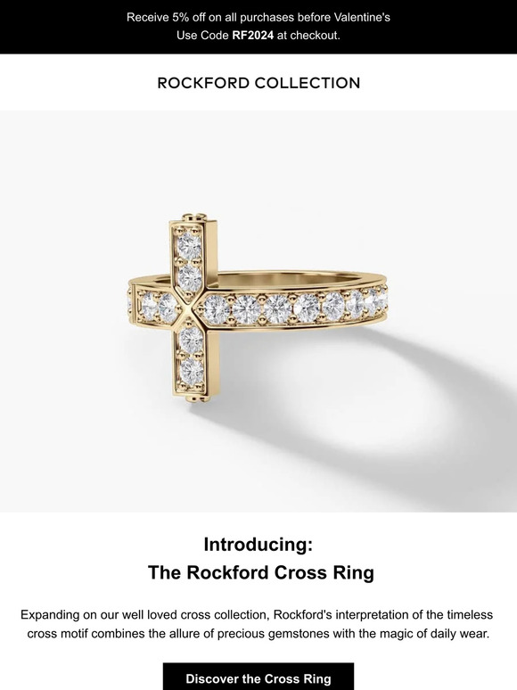 Rockford Collection: Introducing: The Rockford Cross Ring | Milled