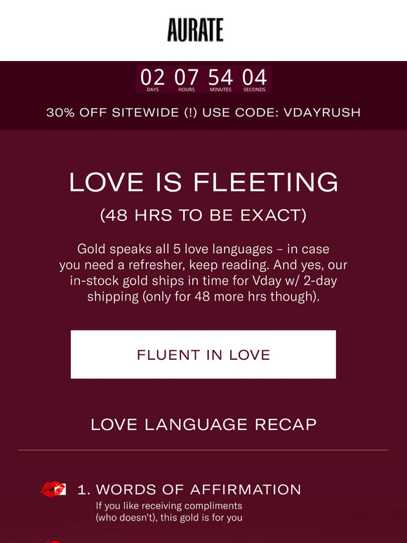 Aurate: HOW IS GOLD FLUENT IN LOVE? | Milled