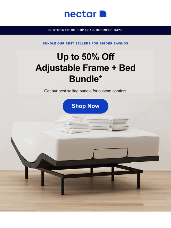 Nectar Sleep: Transform your space ! Bed + Adjustable Frame await ...