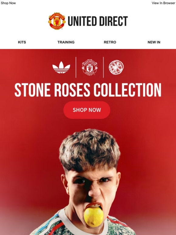 Manchester United: Stone Roses X adidas | United Heritage Collection ...