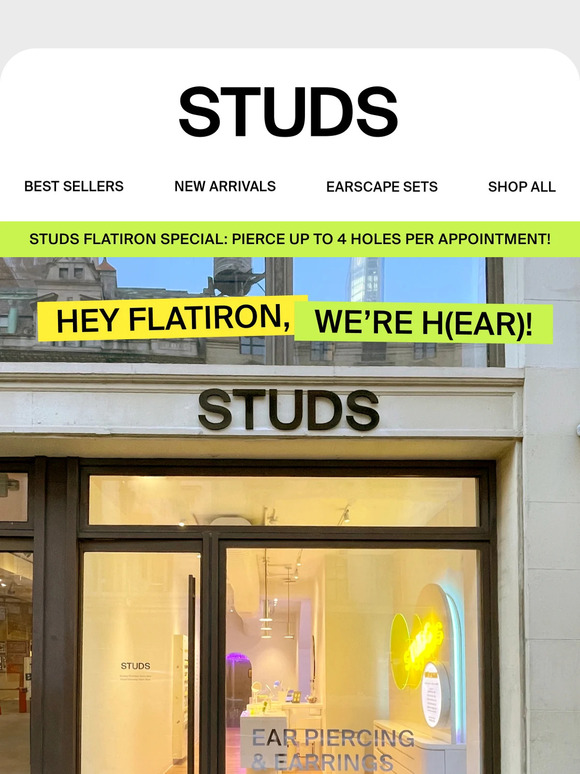 Studs: 🎉 STUDS Flatiron NOW OPEN 🥳 | Milled
