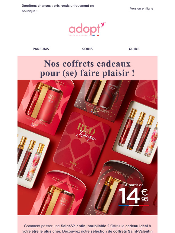 Adopt: Le top des coffrets cadeaux pour la Saint-Valentin 🎁 ️ | Milled
