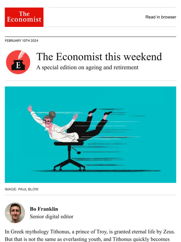 The Economist: Why you should never retire | Milled