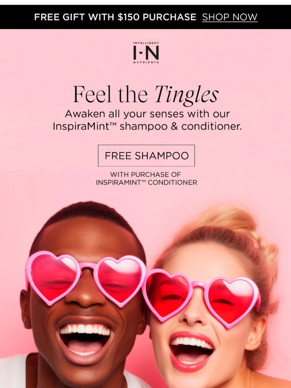 Intelligent Nutrients: Get a Free InspiraMint™ Shampoo! 🌱 | Milled