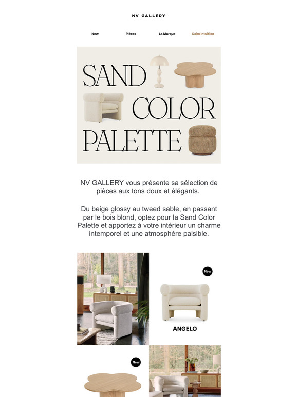 NV Gallery: SAND COLOR PALETTE 🐚 | Milled