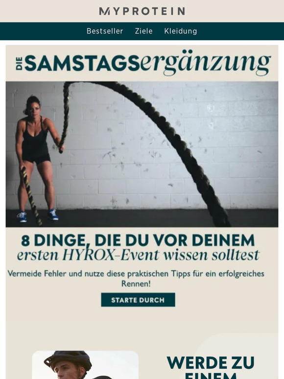 Myprotein: 8 Dinge, die du vor deinem Hyrox-Event wissen solltest 💪 ...