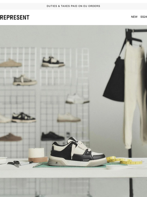 Represent Clo: JUST RESTOCKED | The Studio Sneaker | Milled