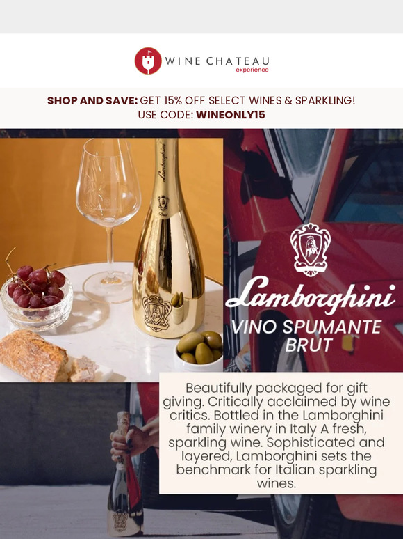 Wine Chateau: Gear Up For Valentine's Day with Lamborghini 🏁 ️ | Milled