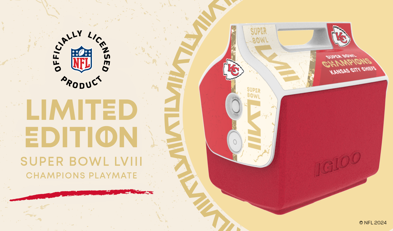 Igloo Coolers: 🏆Super Bowl LVIII Champions Chiefs Playmate!🏆 | Milled