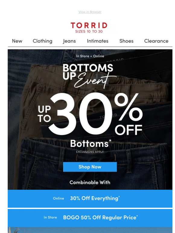 Torrid: These new styles = your END GAME! 🏈 | Milled