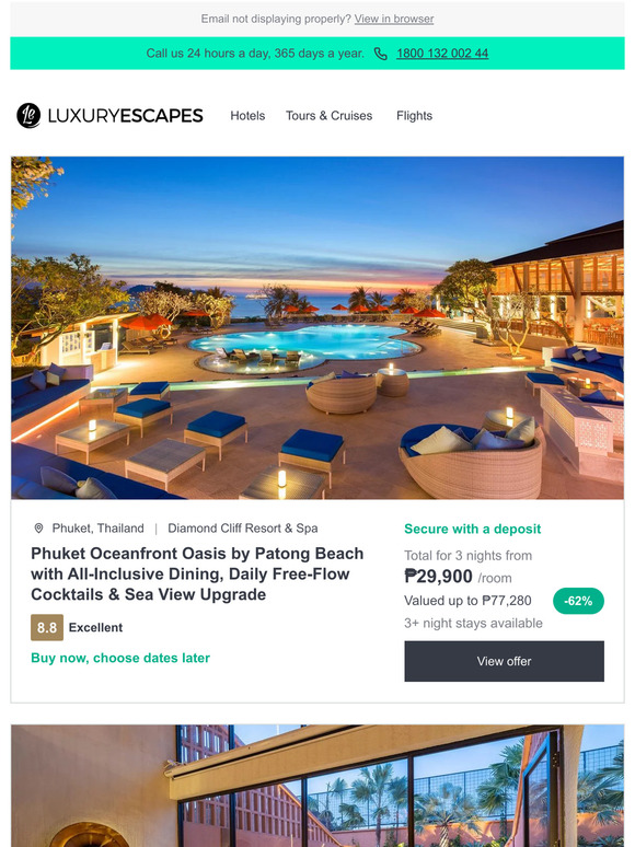 Luxury Escapes: Open to Discover an All-Inclusive Seafront Escape in ...