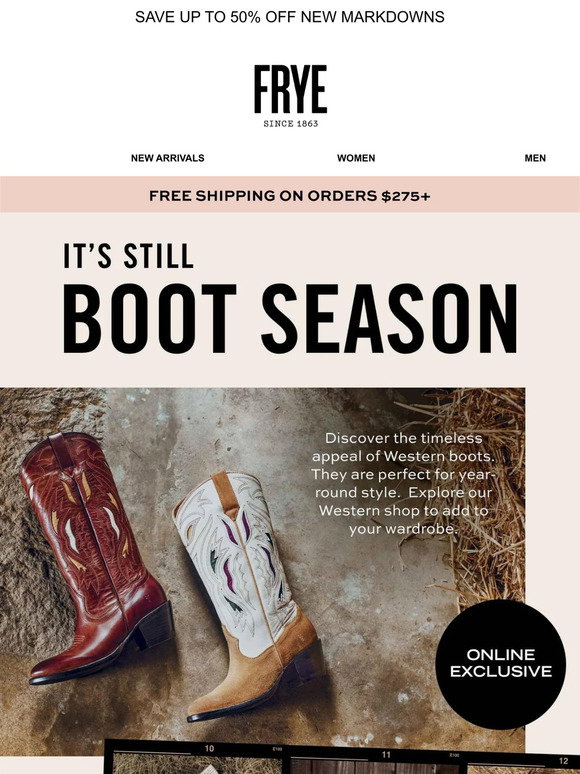 Frye: Discover Luxury in our Western Boots | Milled