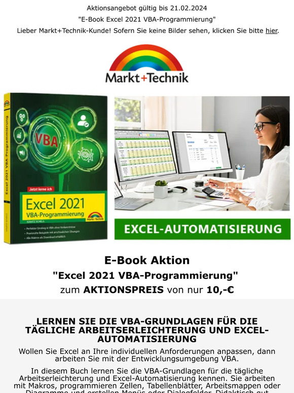 Mut: Excel 2021 VBA Programmierung - Lernen Sie jetzt die Grundlagen und werden zum Excel Profi ...