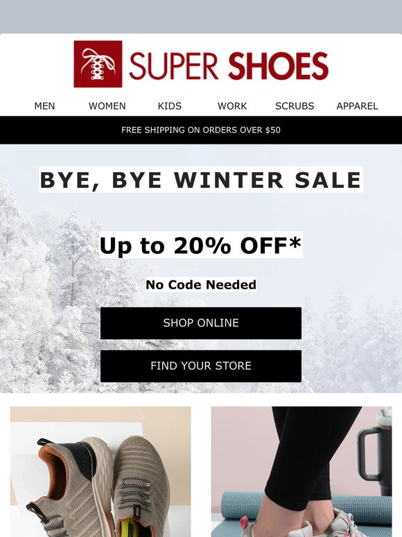 Super Shoes: : Shop 20% OFF In-Store or Online | Milled