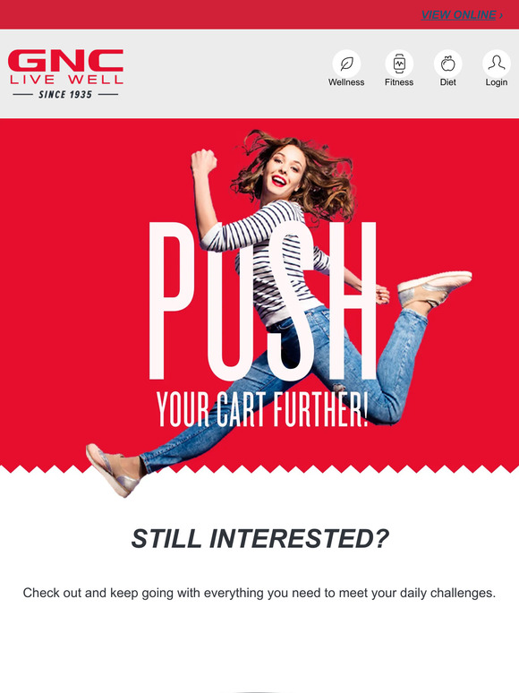 GNC: Your cart is set to expire. | Milled