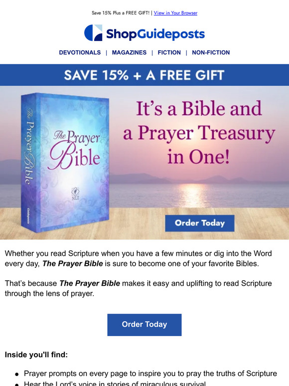 Guideposts: 🗝️ Your New Key to a Deeper Prayer Life: The Prayer Bible ...