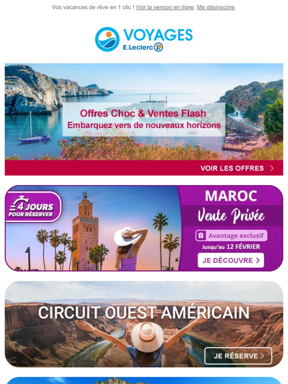 Leclerc Voyages: Laissez-vous inspirer pour des vacances inoubliables 🏝 ...