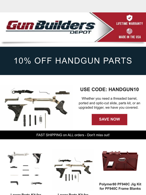 Gun Builders Depot: Your coupon & These Sales Are on Their Way Out! Don ...