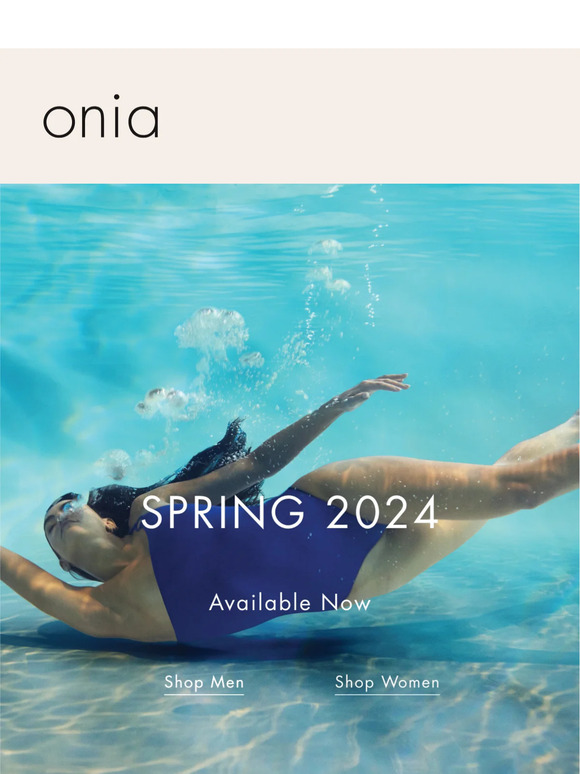 Onia: Spring 2024 - Available Now | Milled