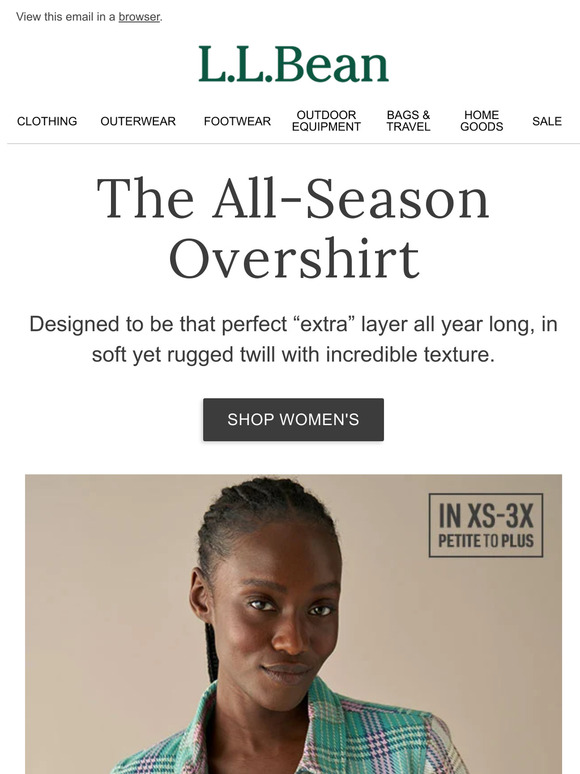 L.L.Bean: 1912 Overshirt: Incredibly Durable & Comfy | Milled