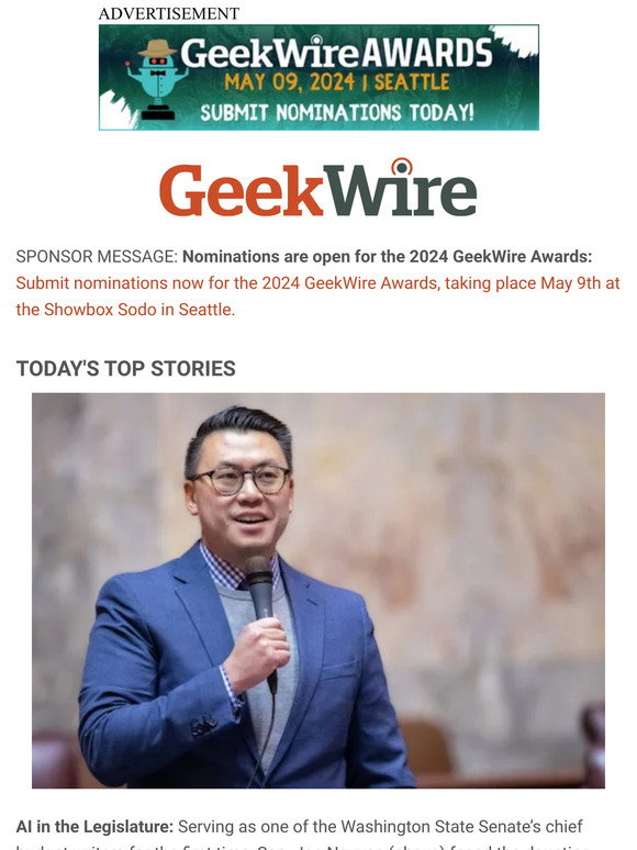 GeekWire: How one state senator is using AI in the Legislature | Milled