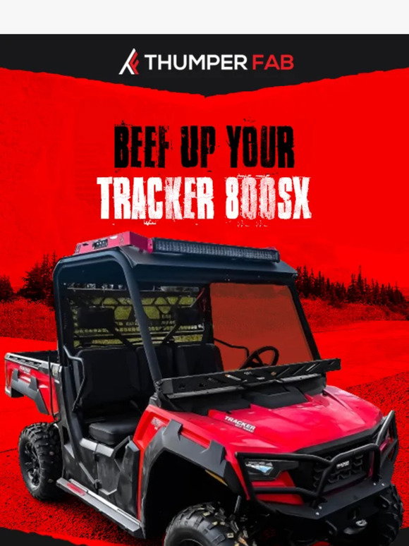 Thumper Fab: Tracker 800SX Upgrades are here! 👀 | Milled
