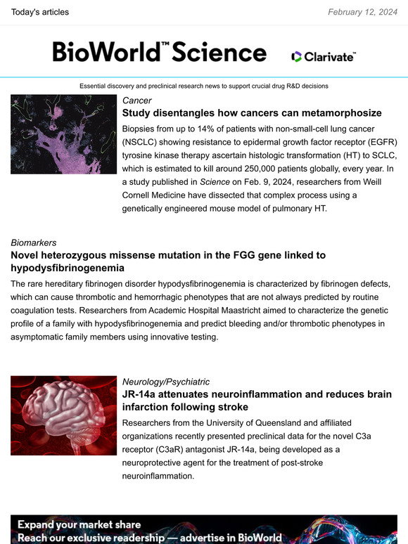 BioWorld: Study disentangles how cancers can metamorphosize | Milled