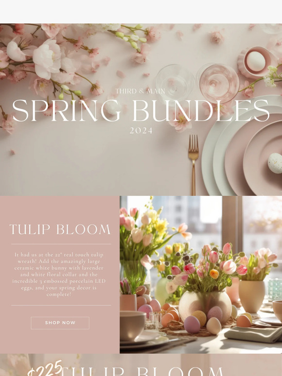 Third & Main: Spring Bundles 2024 🐰🌸 | Milled