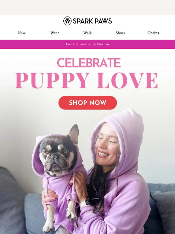 Spark Paws: Valentines day - Celebrate Puppy Love | Milled